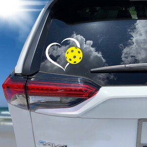 Pickleball Decal for Car Windows. Pickleball Gifts. Pickleball Stickers ...