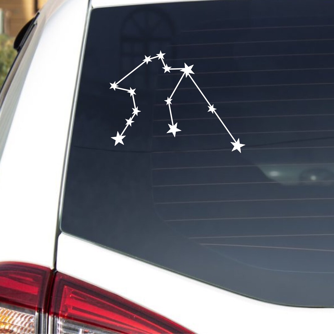Aquarius Constellation Decal Sticker. Aquarius Stars Sticker. Car ...