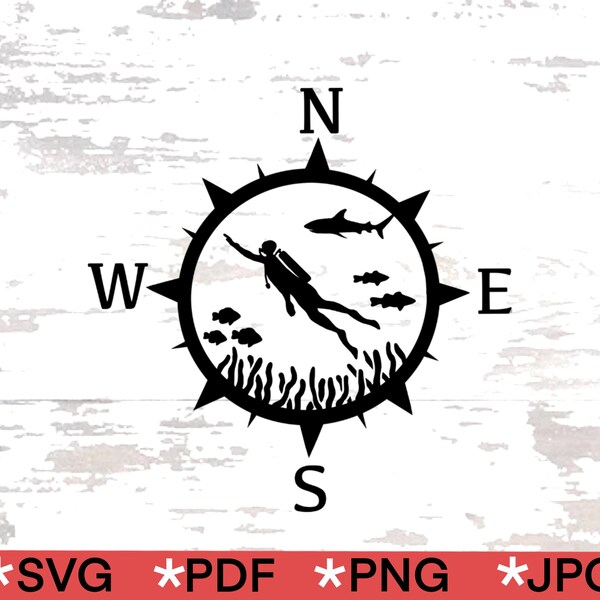 Scuba Diver Decals - Etsy