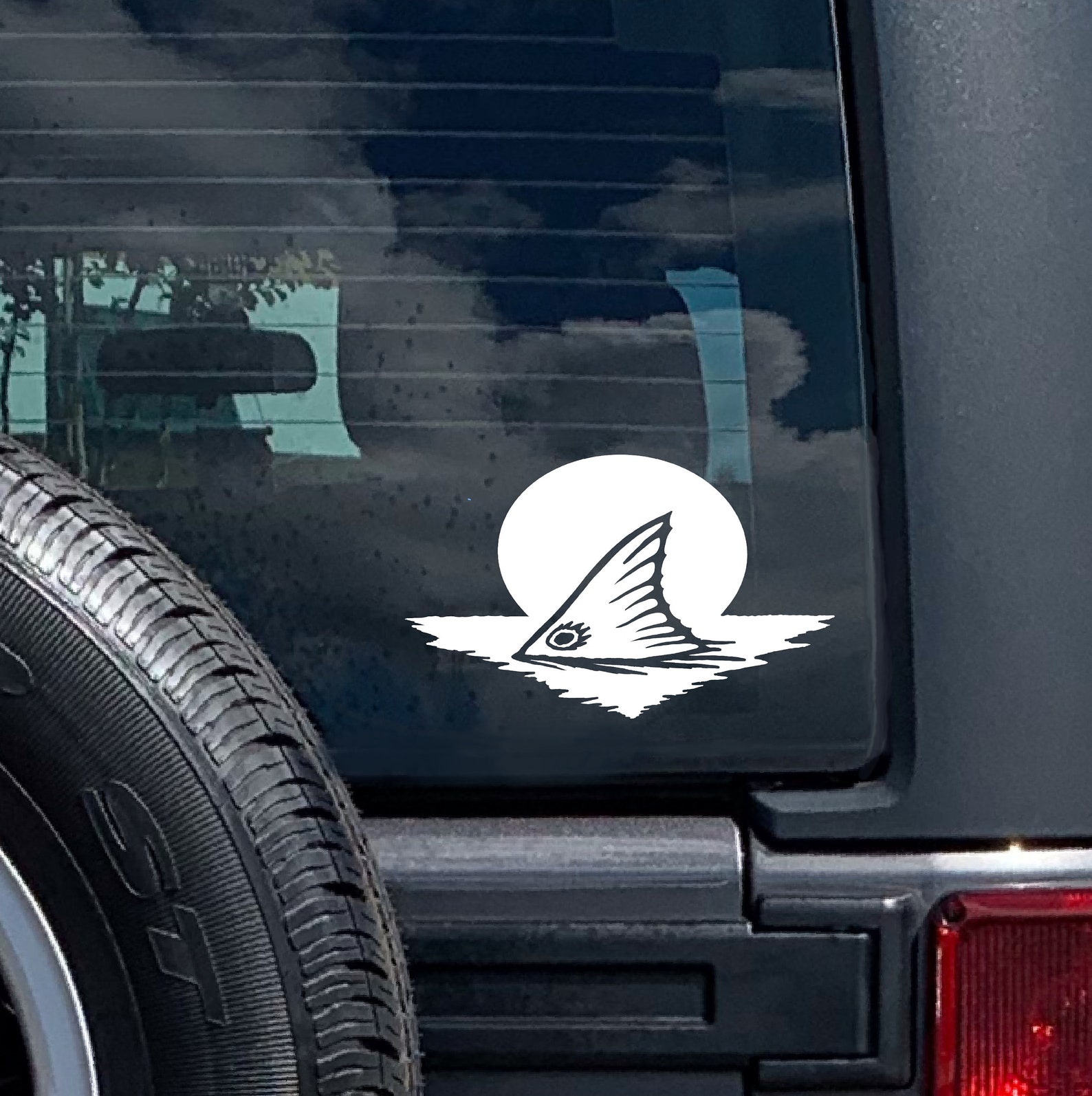 Tailing Redfish Decal. Redfish Sticker. Redfish Car Decal. - Etsy