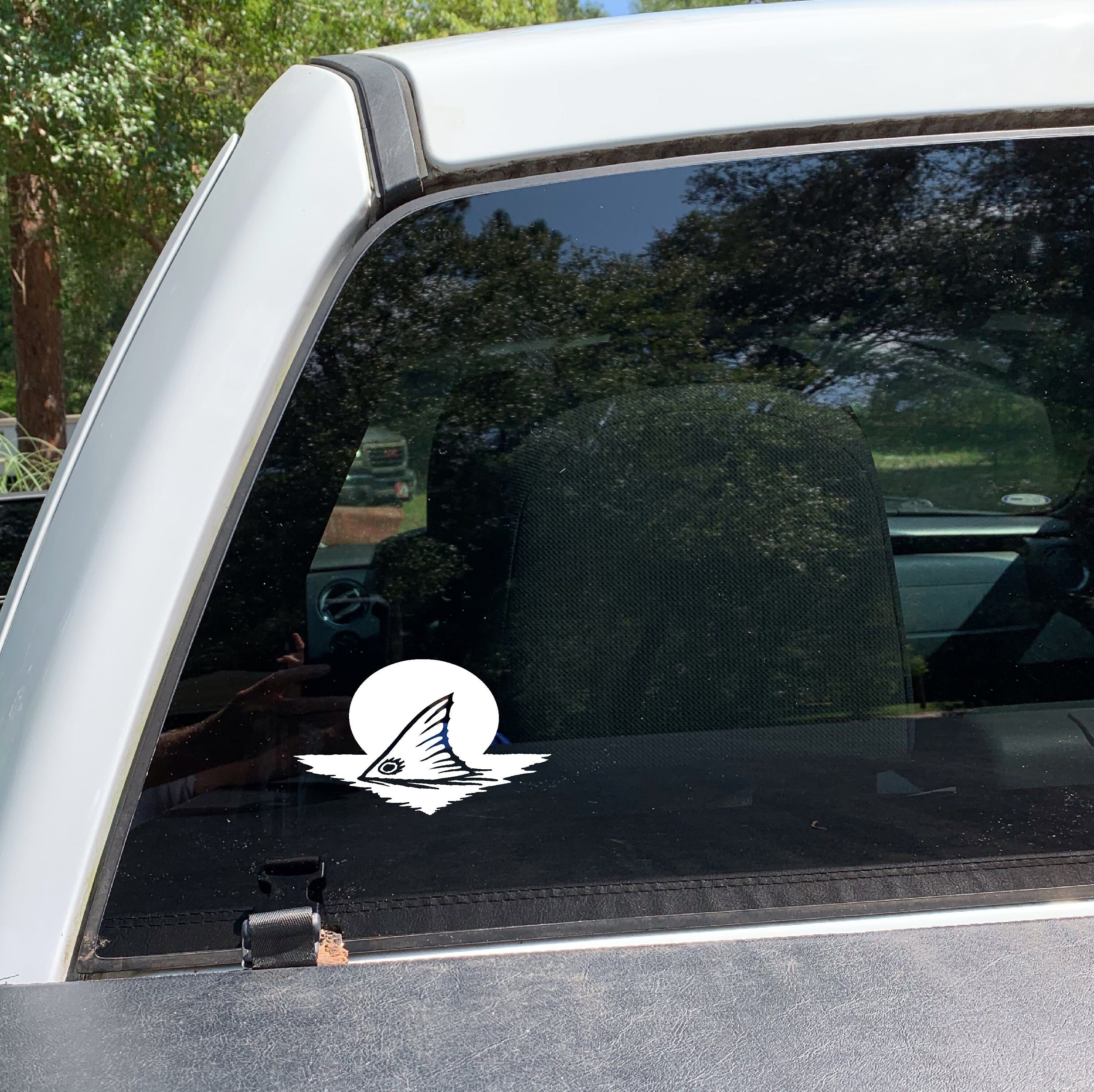 Redfish Decal, Redfish Sticker, Tailing Redfish, Redfish Tail Sticker ...