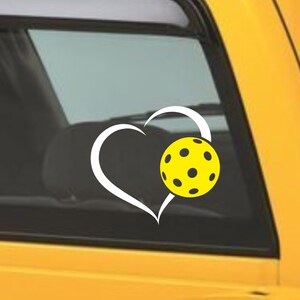 Pickleball Decal for Car Windows. Pickleball Gifts. Pickleball Stickers ...