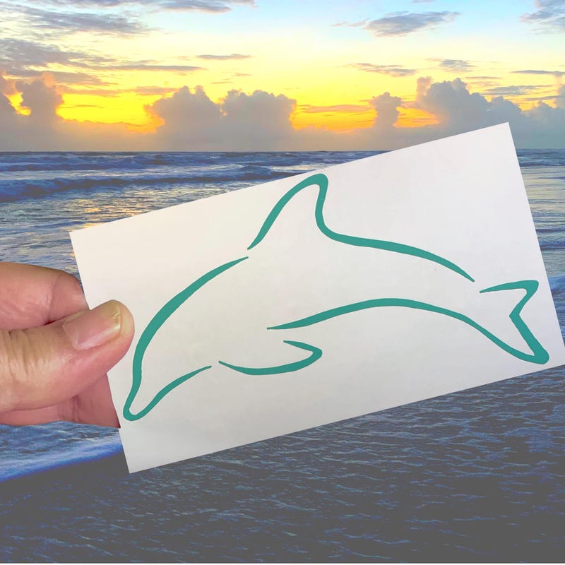 Dolphin Sticker - Etsy