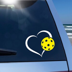 Pickleball Decal for Car Windows. Pickleball Gifts. Pickleball Stickers ...