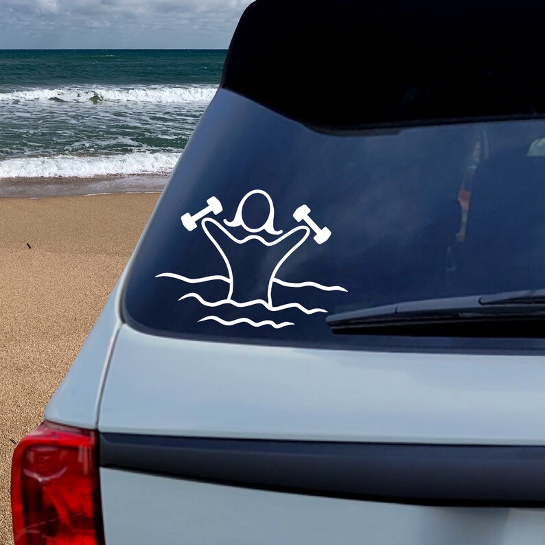 Water Aerobics Decal. Pool Exercises Sticker. Water Aerobics - Etsy