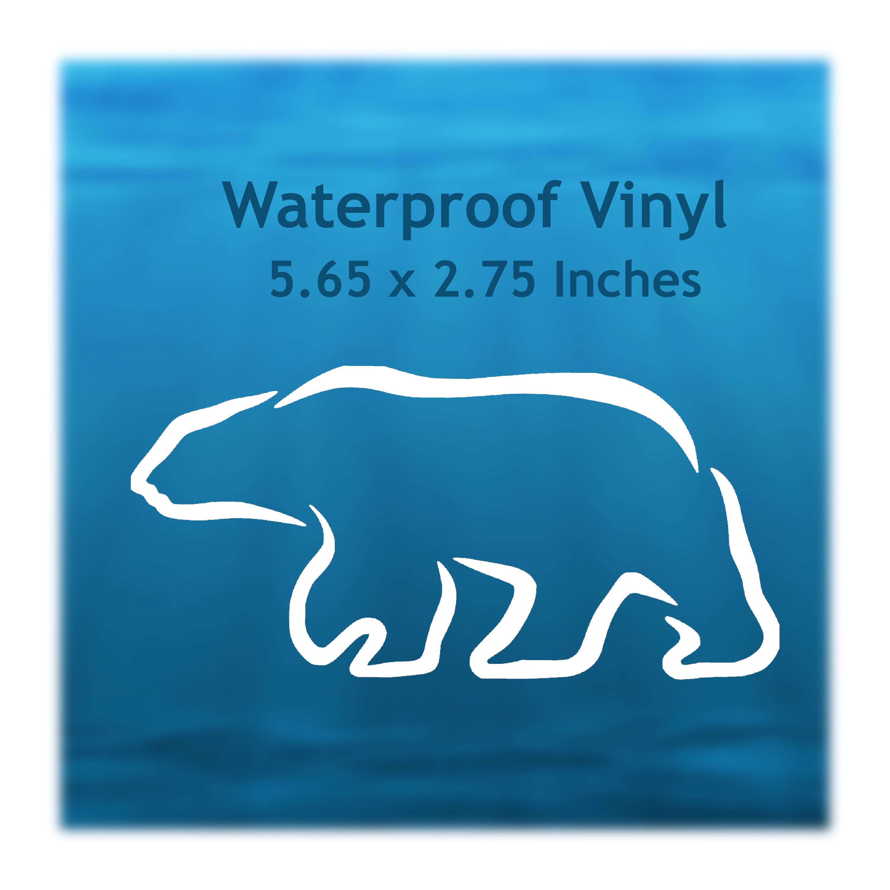Polar Bear Decal Polar Bear Sticker Bear Car Decal Bear Car - Etsy