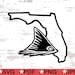 Florida Tailing Redfish SVG Image Cut File for Cricut. Make Decals and ...