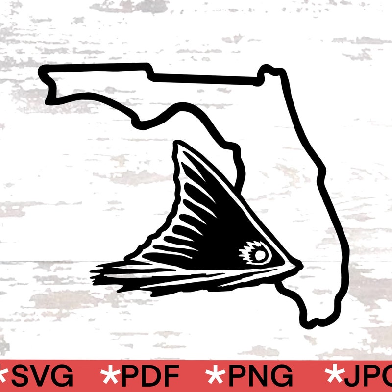 Redfish Tail Svg - Etsy