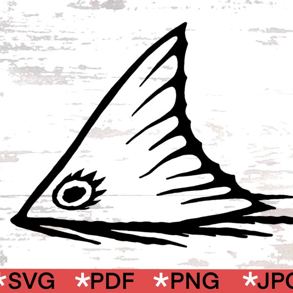 Redfish Tail Svg - Etsy