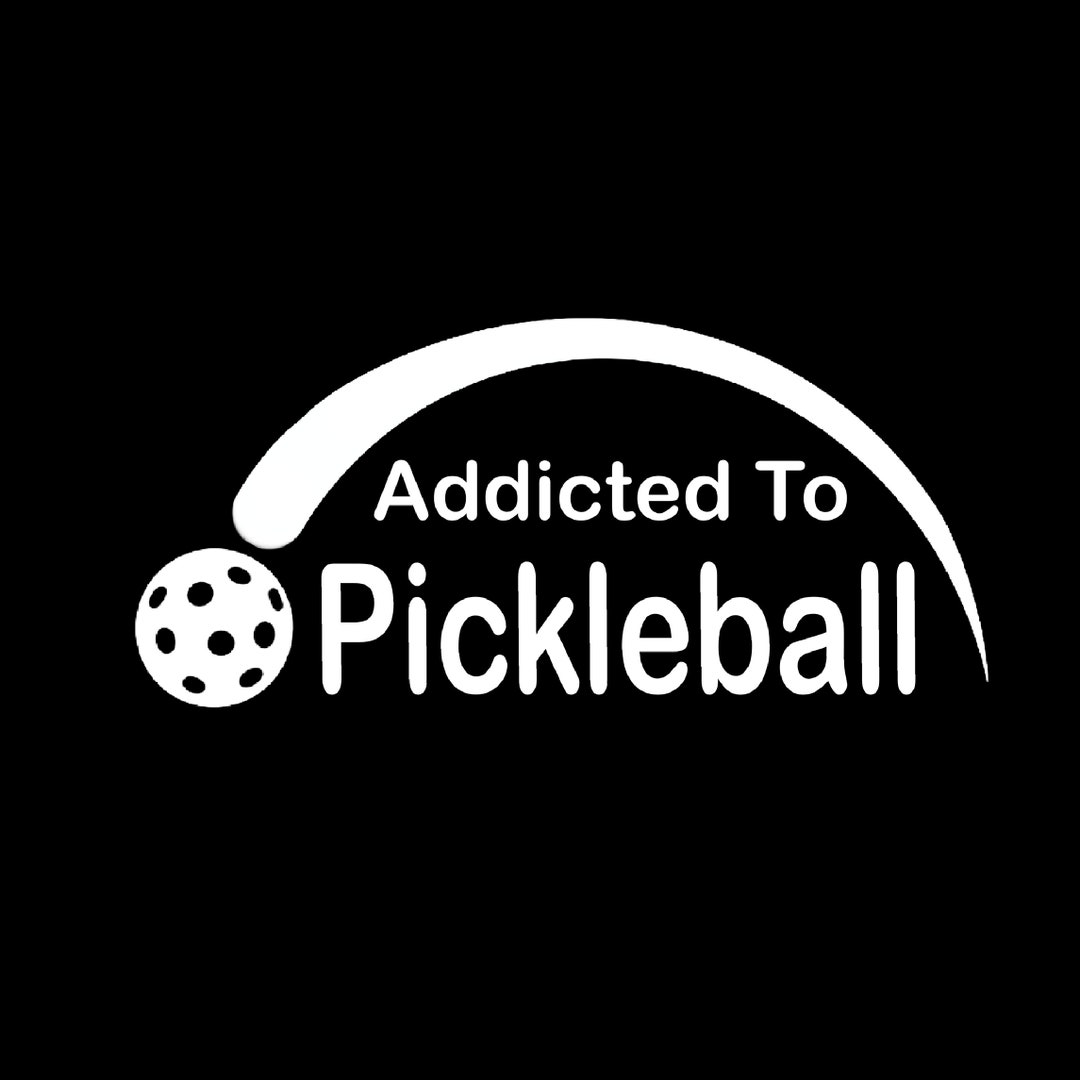 Addicted to Pickleball Car Decal: Waterproof Vinyl Sticker - Etsy