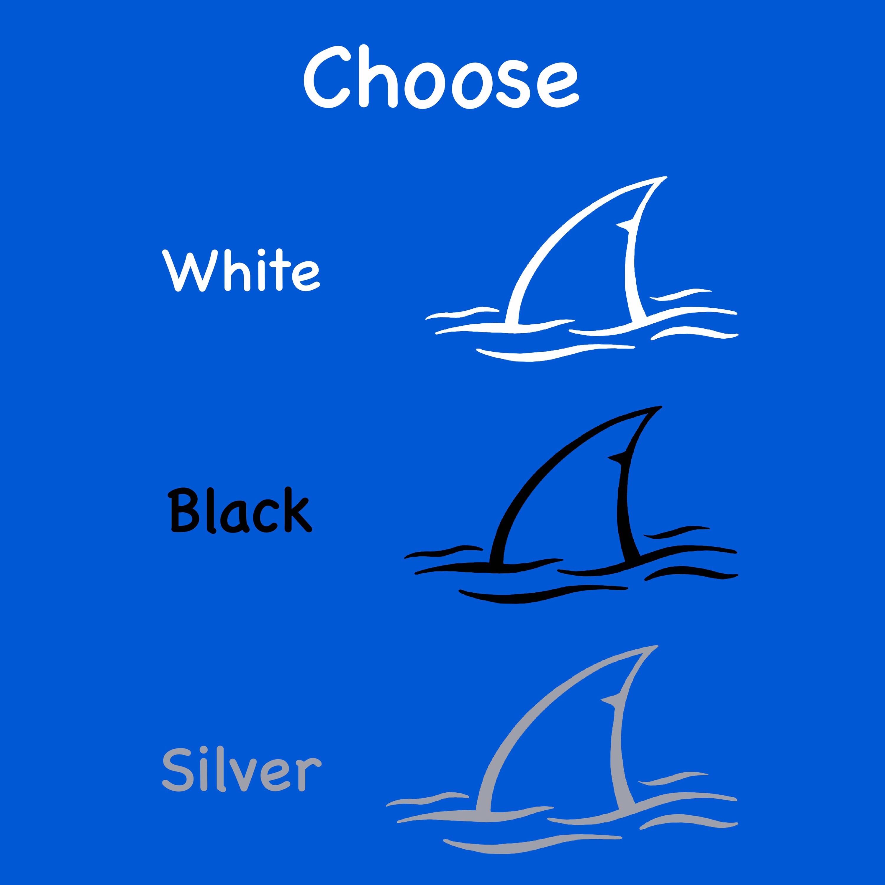 Shark Fin Decal Shark Fin Sticker Shark Fin Shark Decal - Etsy