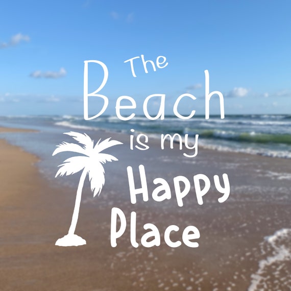 Beach Decal Beach Stickers Beach Life Beach Car Decal - Etsy