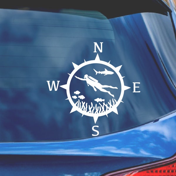 Scuba Diver Decals - Etsy