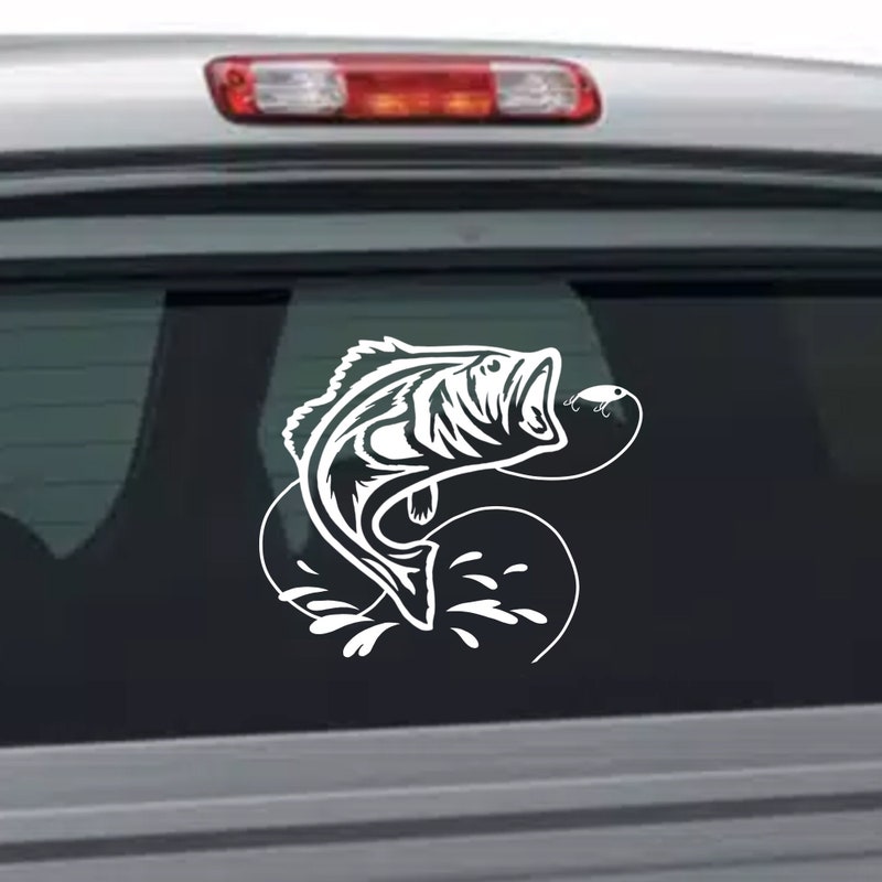 Fishing Decal - Etsy