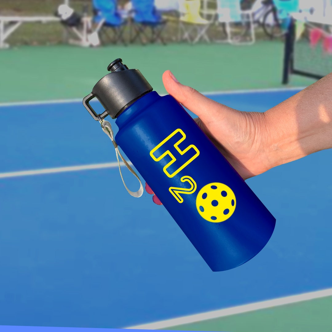 Pickleball Decal. H2O Pickleball Decal Sticker for Water Bottle, Laptop ...
