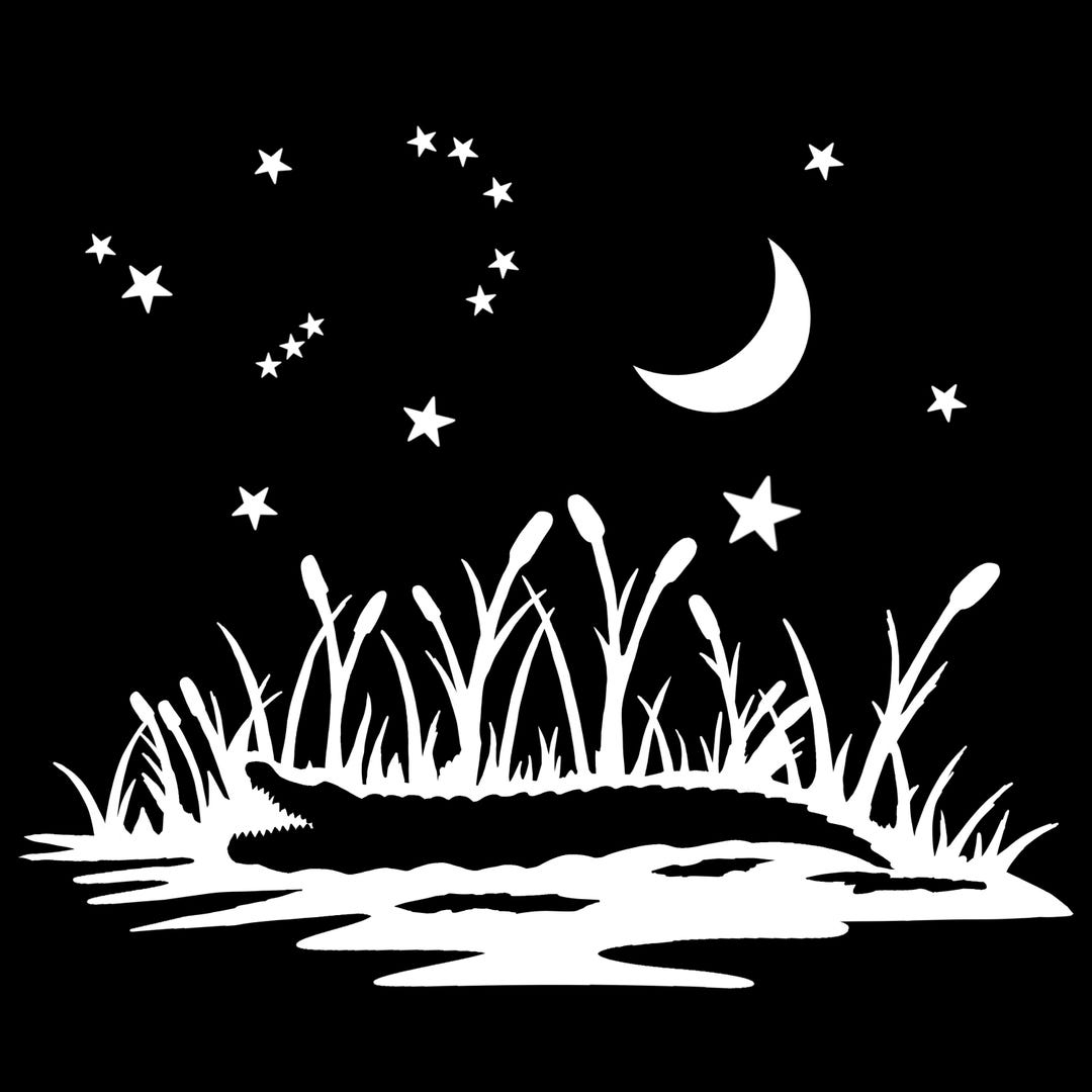 Alligator Swamp Vinyl Decal: Car, Truck, SUV Window Sticker - Etsy