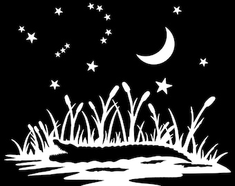 Swamp Life Gator Skull Claw Decal: Car Truck SUV Boat Window Sticker - Etsy