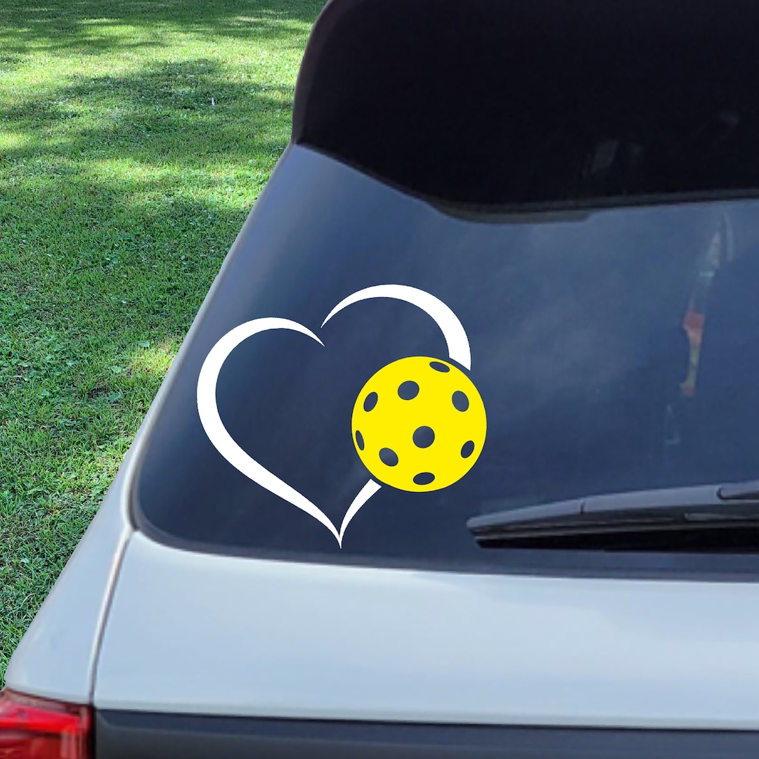 Pickleball Decal for Car Windows. Pickleball Gifts. Pickleball Stickers ...