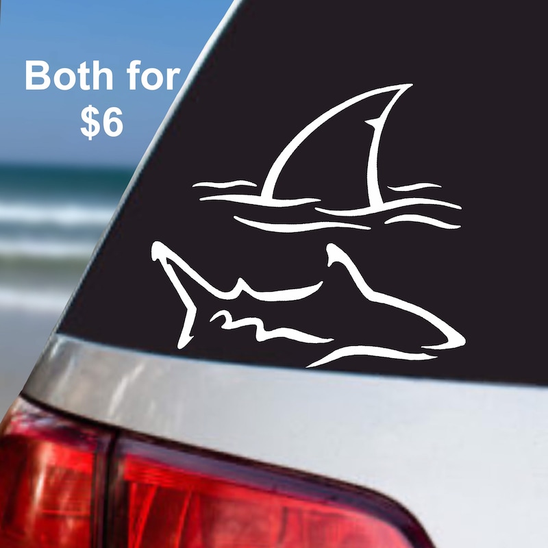 Shark Decal - Etsy