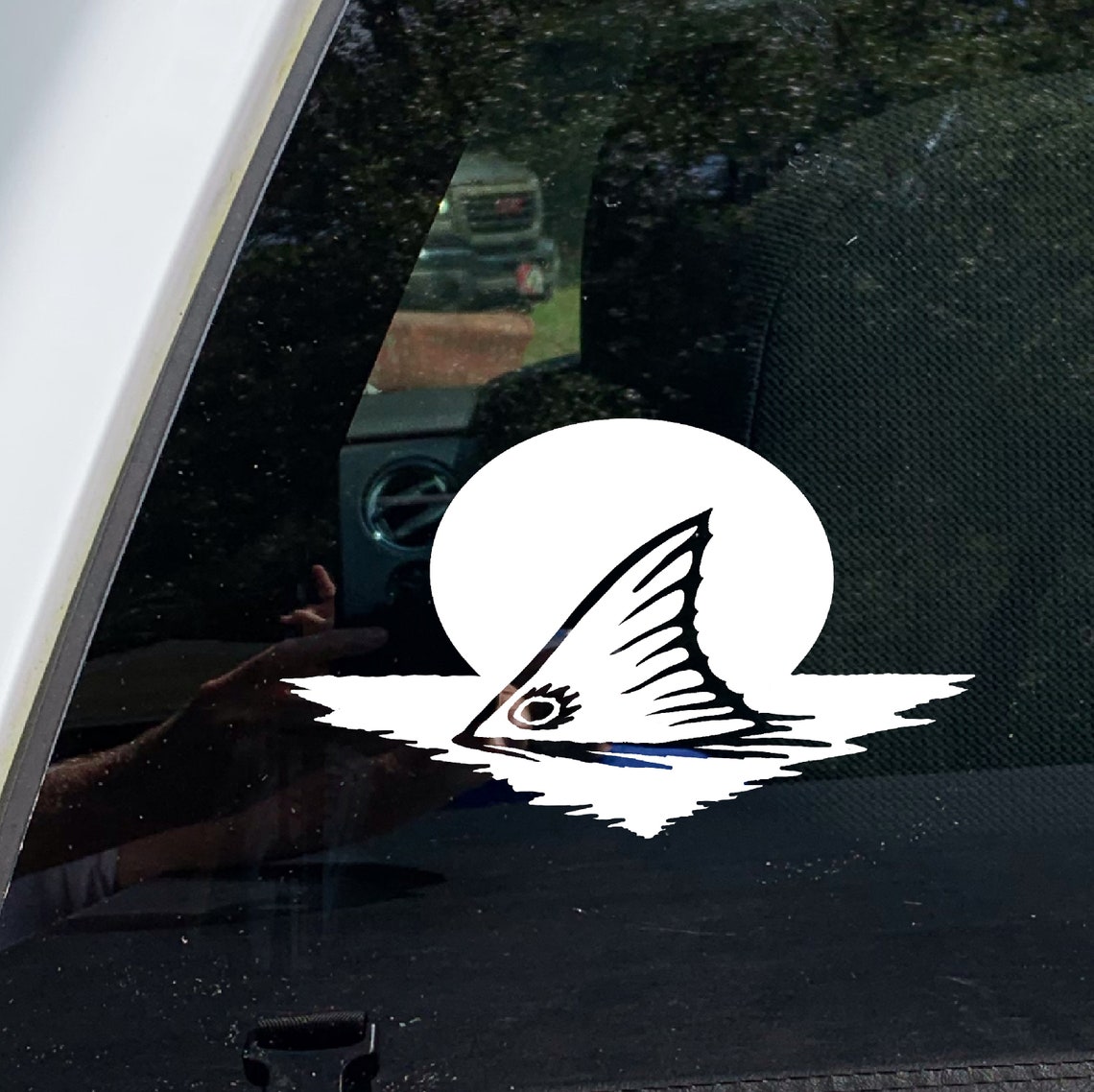 Redfish Decal Redfish Sticker Tailing Redfish Redfish Tail - Etsy