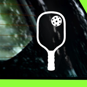 Pickleball Decal Sticker for Pickleball Players. Car Rear Window ...