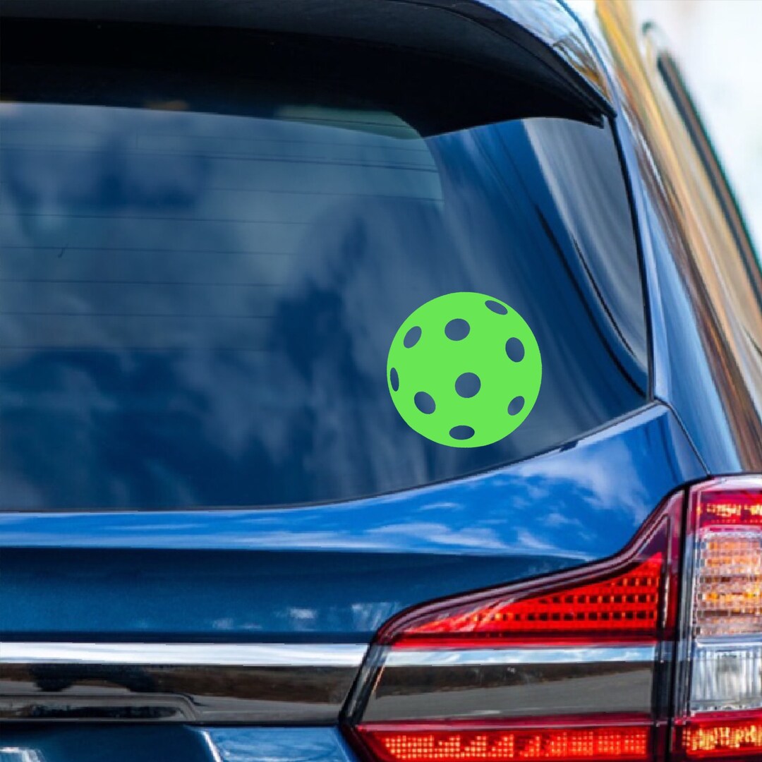 Two Pickleball Decals for 5 Dollars. Waterproof Vinyl Pickleball ...