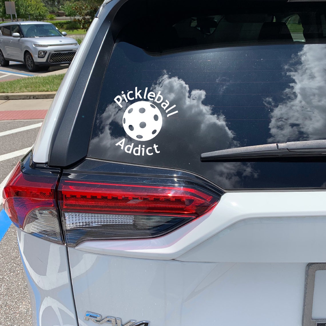 Pickleball Decal Pickleball Sticker Pickleball Addict Vinyl - Etsy