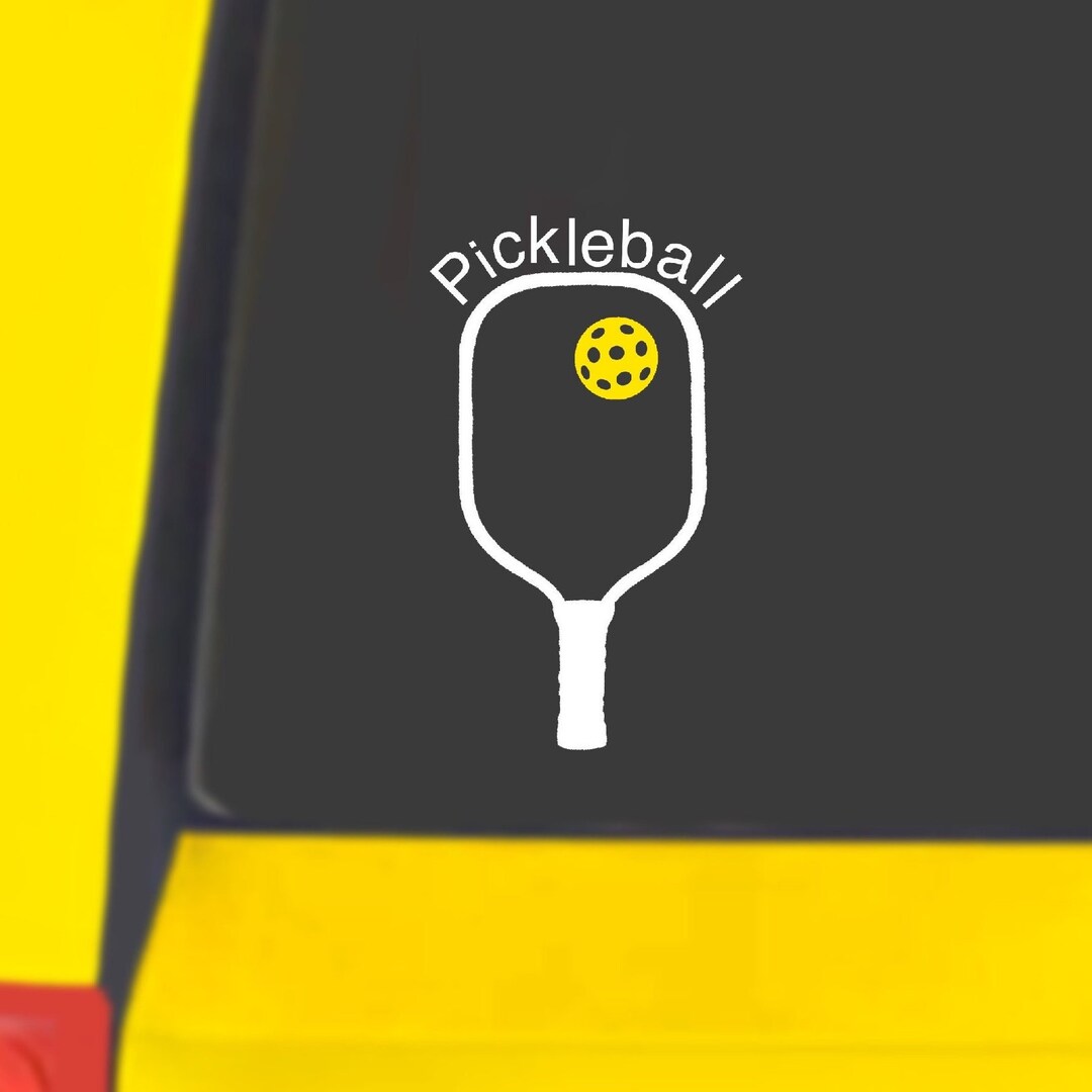 Pickleball Sticker, Pickleball Paddle Sticker, Pickleball Decal ...