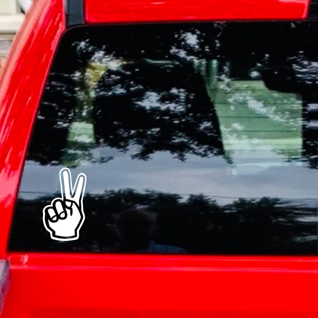 Peace Sign, Vinyl Decal Sticker, American Flag Decal, America Flag ...