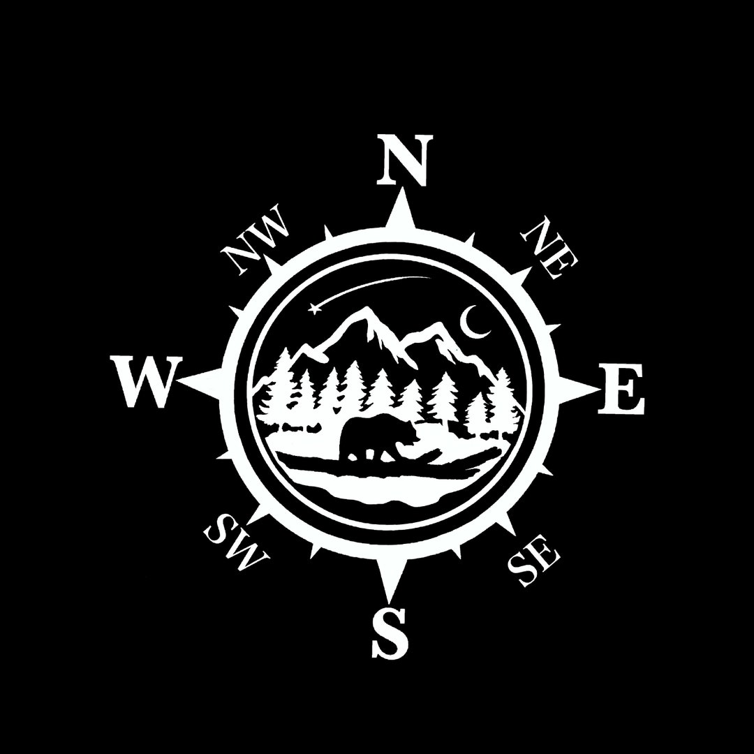 Compass Decal, Adventurer Decal, Decal, Custom Decal, Decal for ...