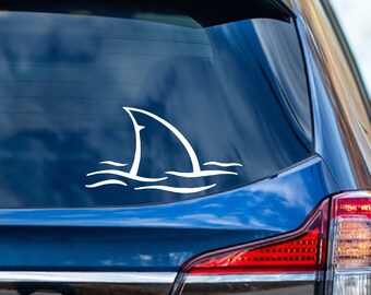 Shark Fin Car Decal - Etsy
