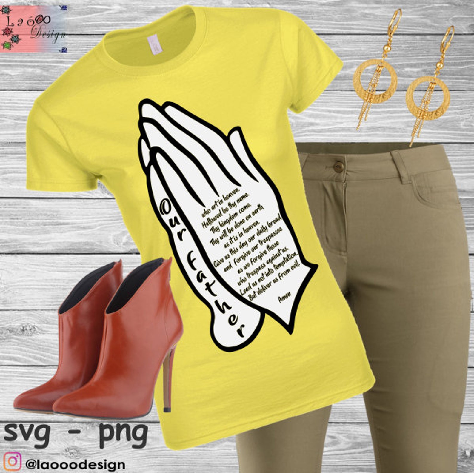 Our Father Svg, Our Father,lord's Prayer,religious Sign,our Father ...