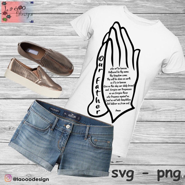 Our Father Svg, Our Father,lord's Prayer,religious Sign,our Father ...