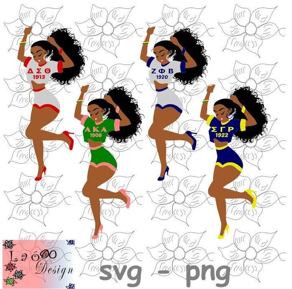 Alpha Kappa Alpha Svg 1908 Svg Delta Sigma Theta Svg 1913 | Etsy