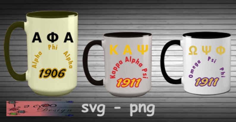 Fraternity Svg, Kappa Alpha Psi, 1911 Svg, Omega Psi Phi, 1906 Svg ...