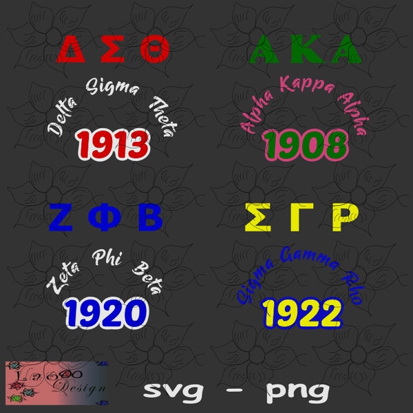 Delta Sigma Theta Font - Etsy