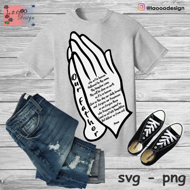 Our Father Svg, Our Father,lord's Prayer,religious Sign,our Father ...