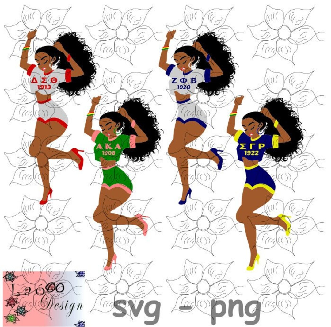 Alpha Kappa Alpha Svg, 1908 Svg, Delta Sigma Theta Svg, 1913 Svg, Zeta ...