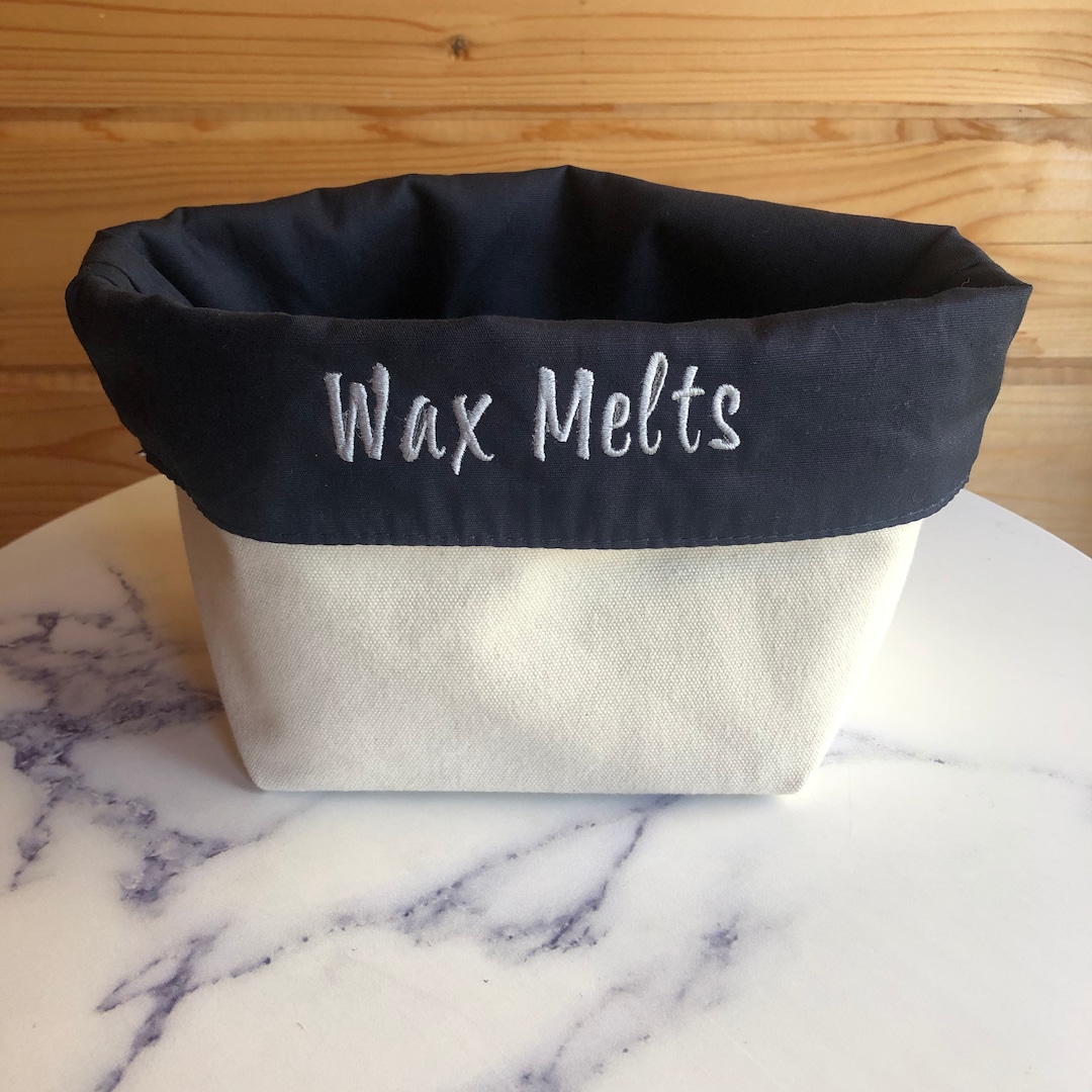 Embroidered Wax Melt Storage Organiser - Etsy UK