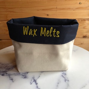 Embroidered Wax Melt Storage Organiser - Etsy UK