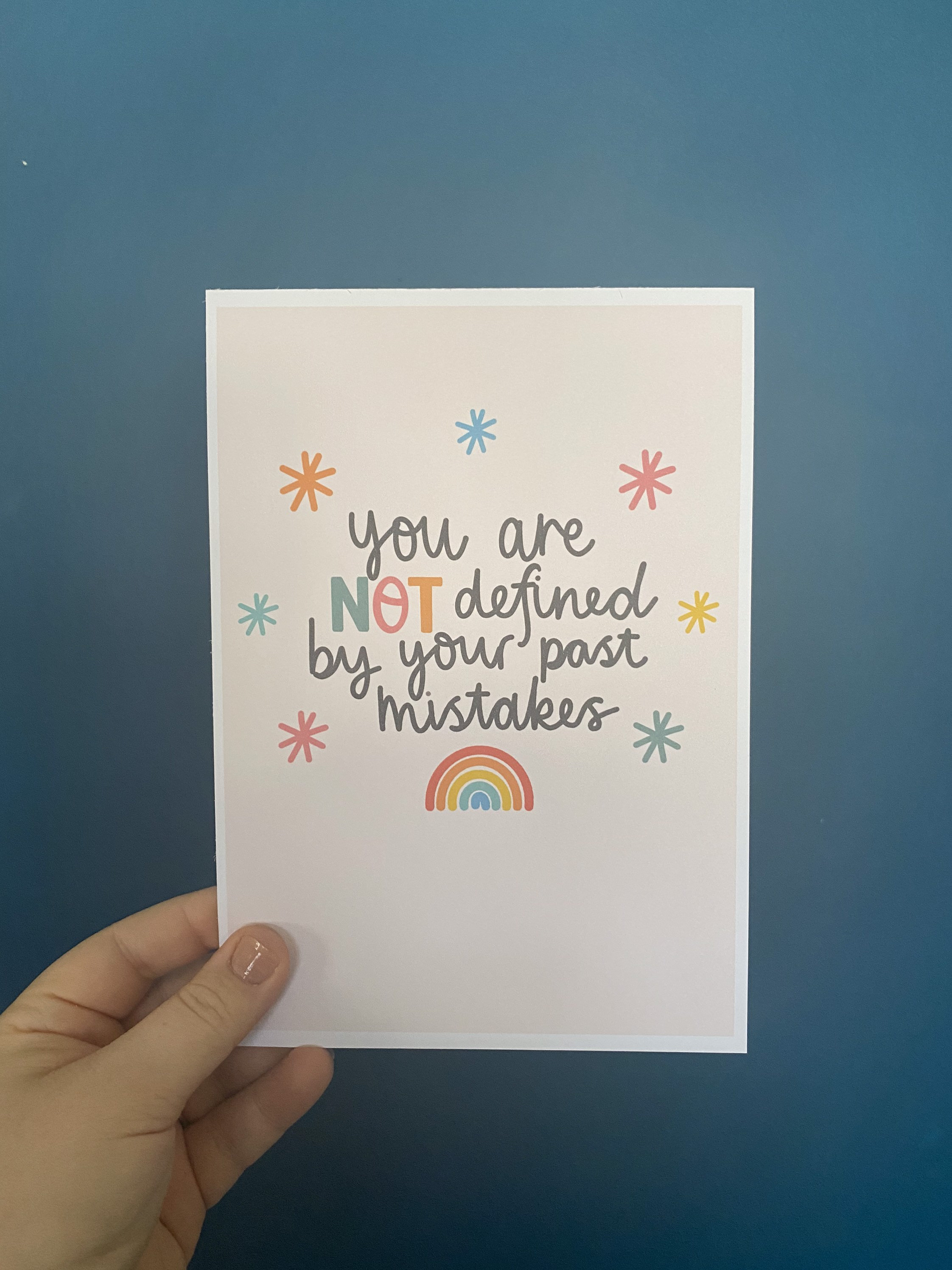 You Are Not Defined By Your Past Mistakes Print Etsy You Are Not Defined By Your Past Mistakes Print Etsy