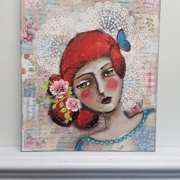 Mixed Media Girl - Etsy