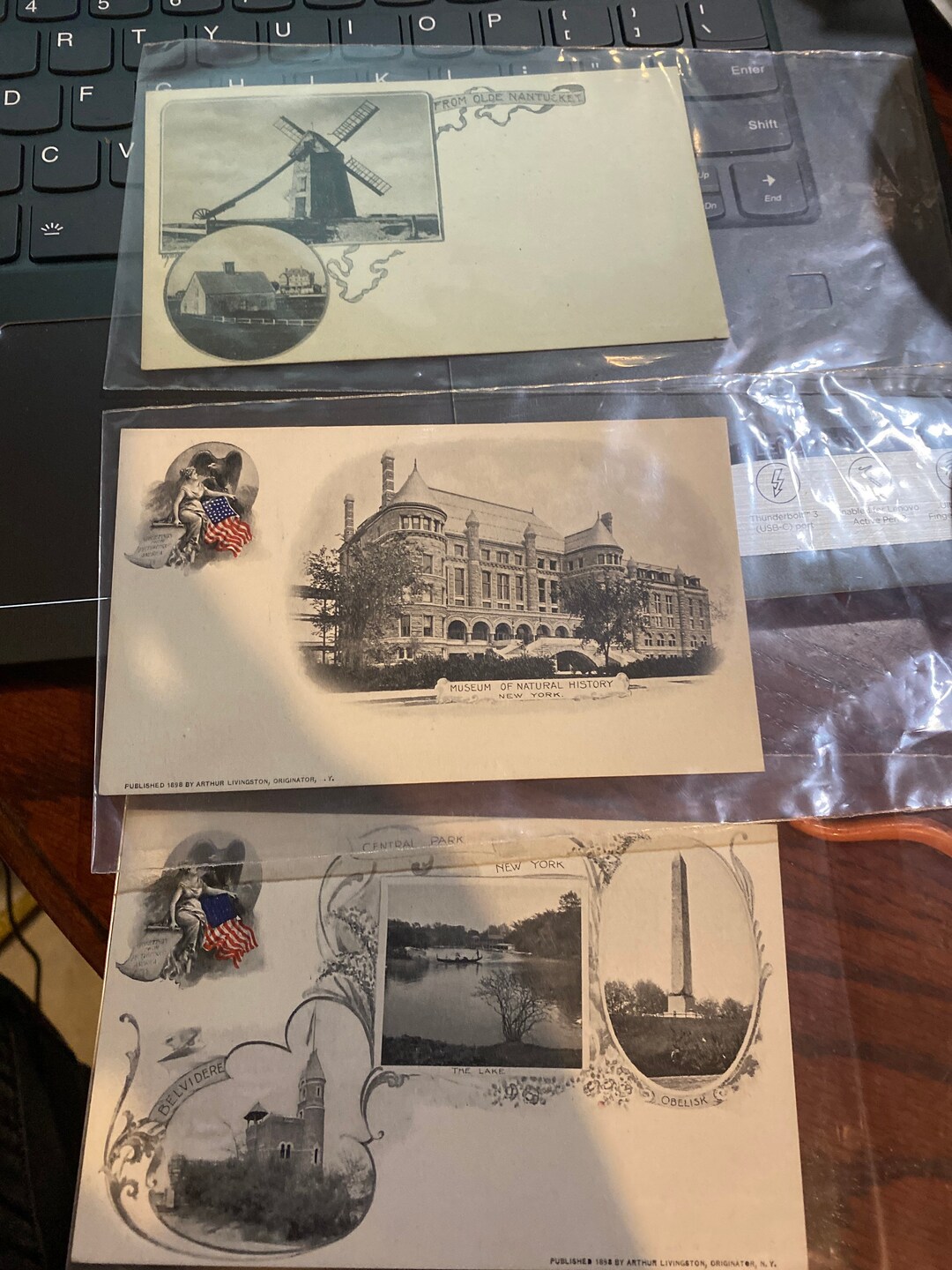 Collection of 3 Private Mailing Cards - Etsy