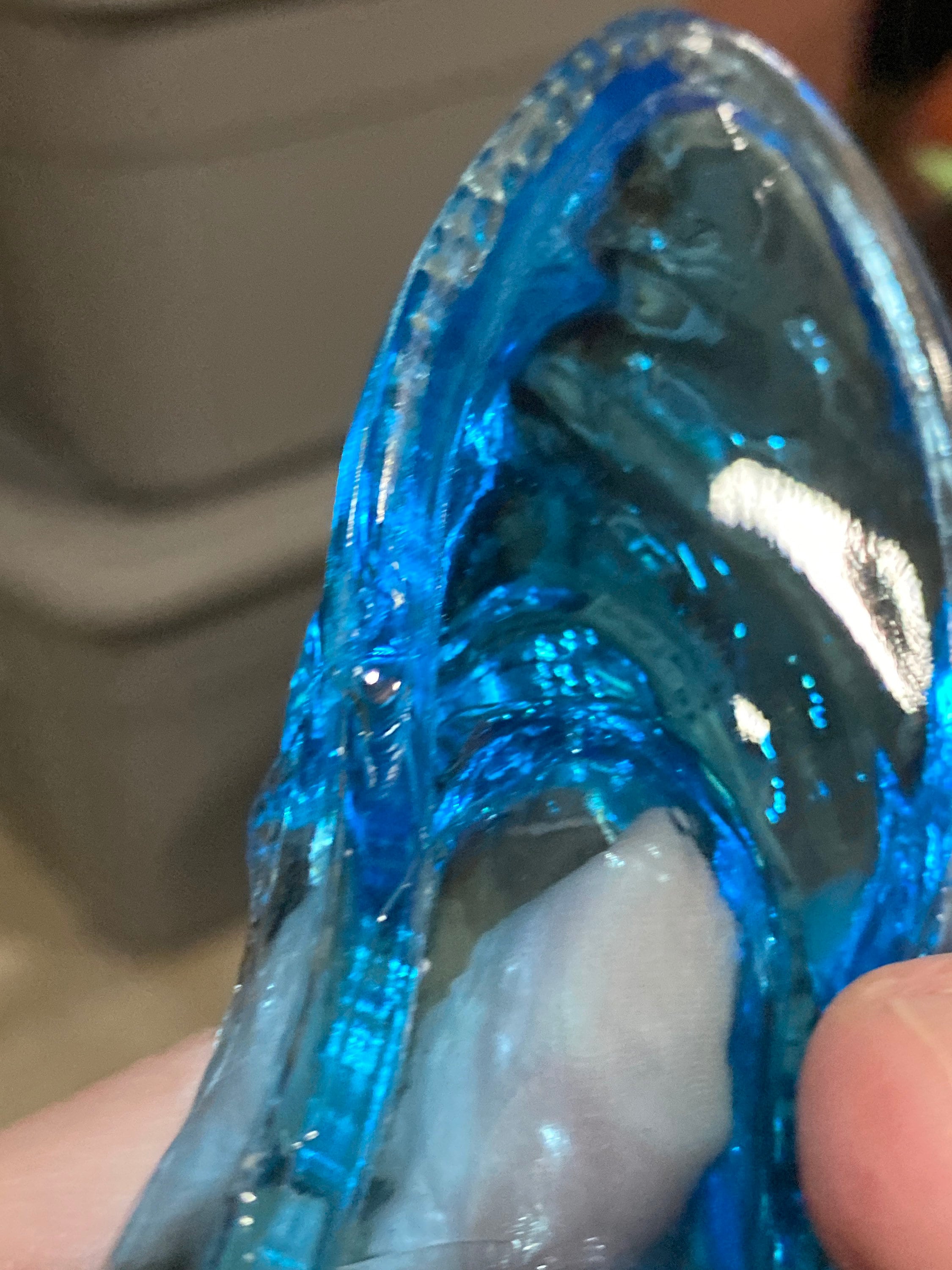 Blue Glass Slipper - Etsy