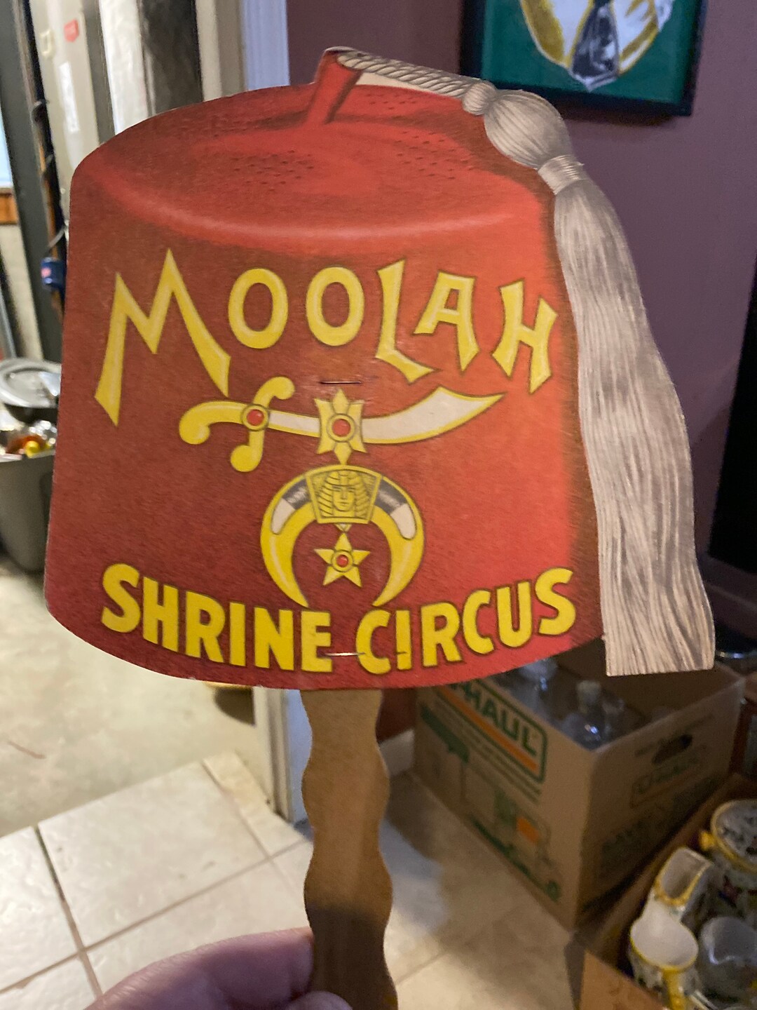 Moolah Shrine Circus Wabash Railroad Paper Fan - Etsy