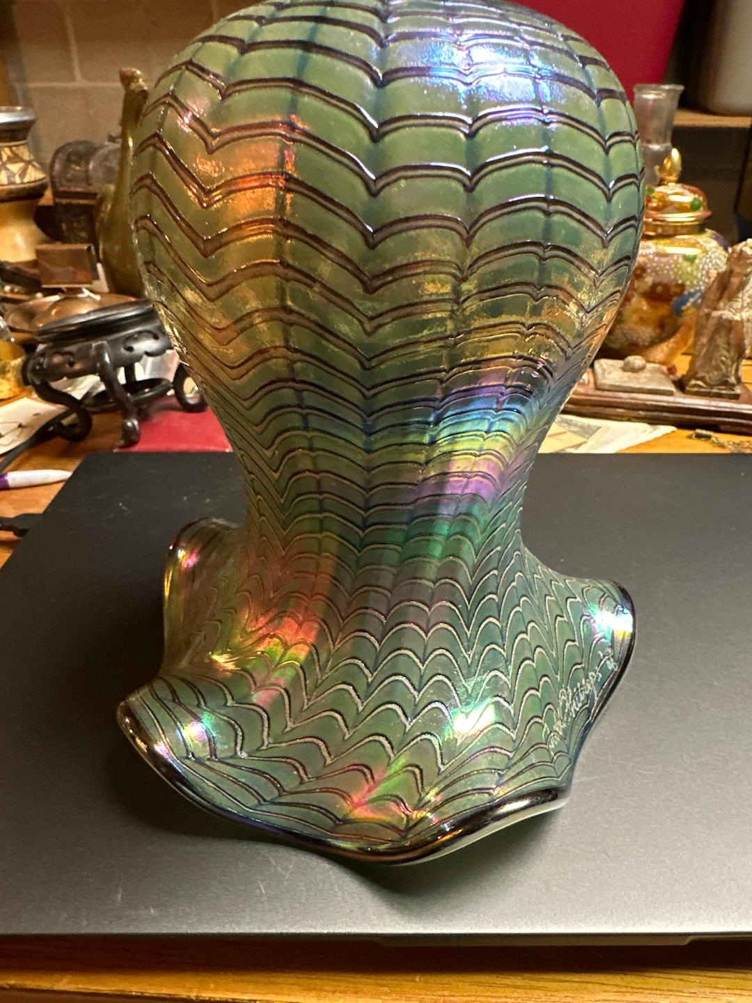 Gorgeous Iridescent Lamp Shade by Todd Phillips - Etsy