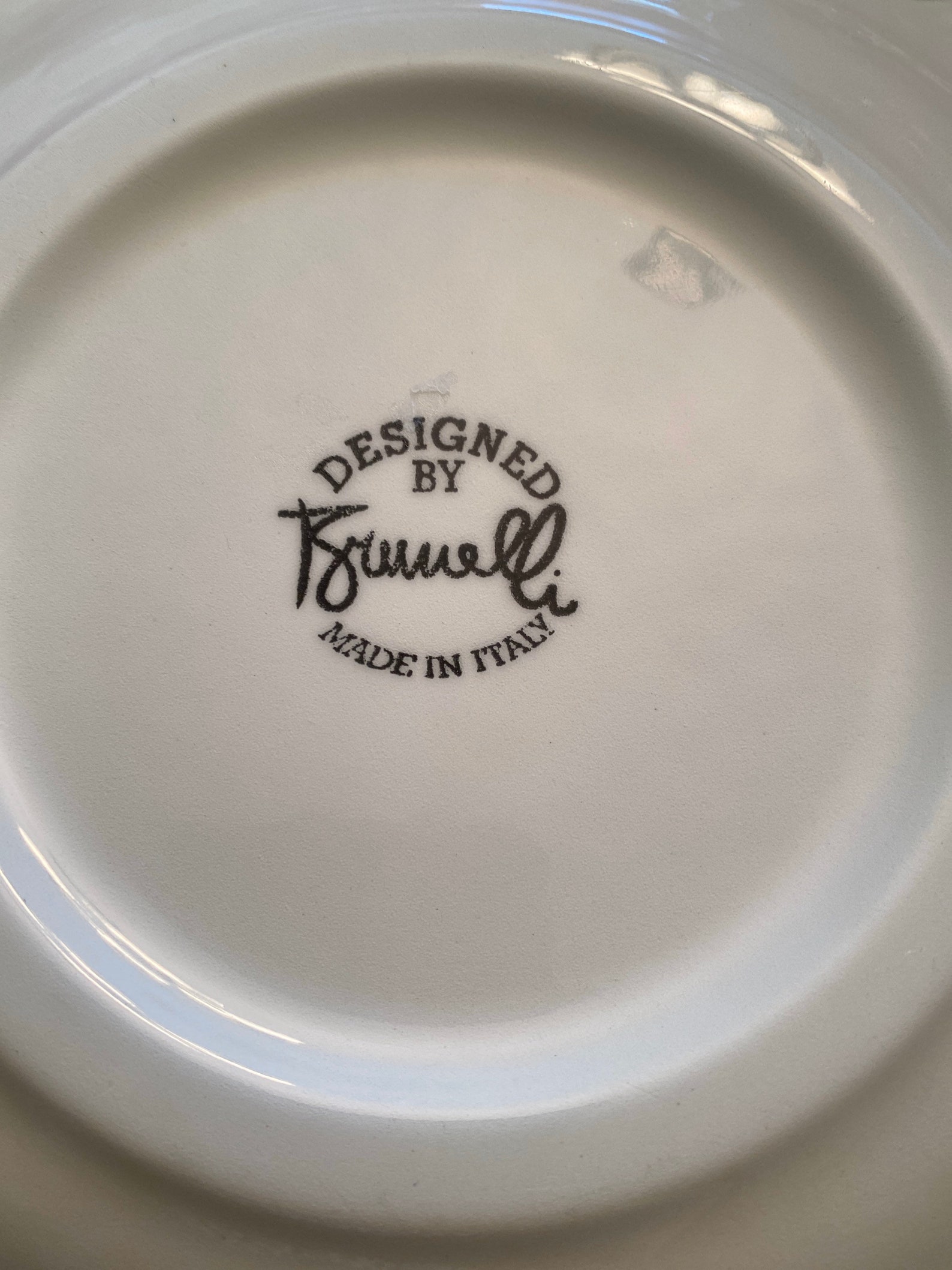 Brunelli porcelain fruit plates set of 2 | Etsy