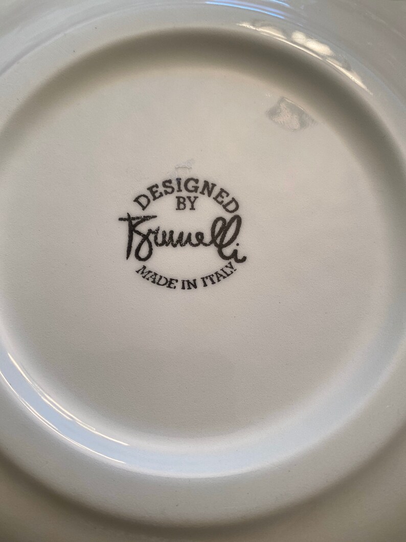 Brunelli Porcelain Fruit Plates Set of 2 | Etsy