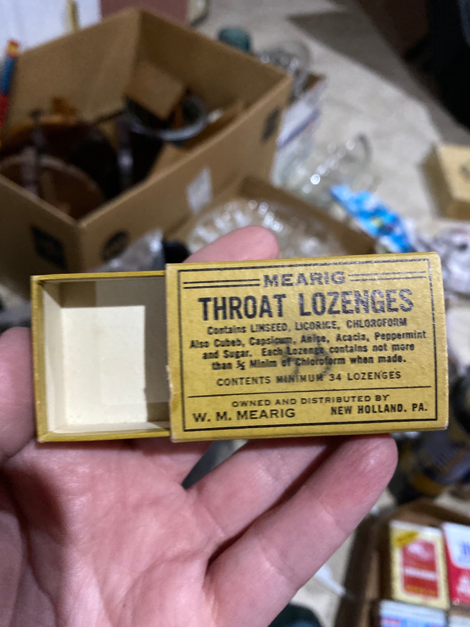 Mearig Throat Lozenges Box - Etsy