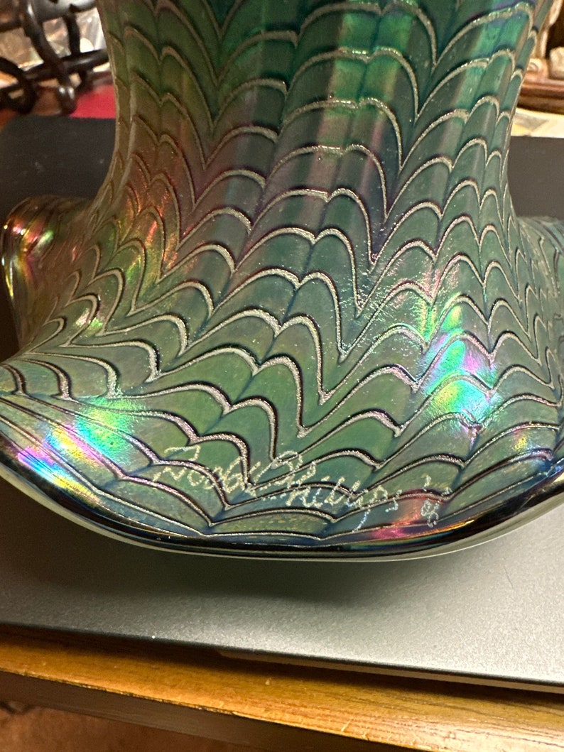 Gorgeous Iridescent Lamp Shade by Todd Phillips - Etsy
